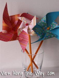 How to Make a DIY Pinwheel Art Installation Wall in a Nursery