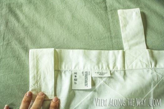 Tutorial: How to update out-dated tab-top curtains