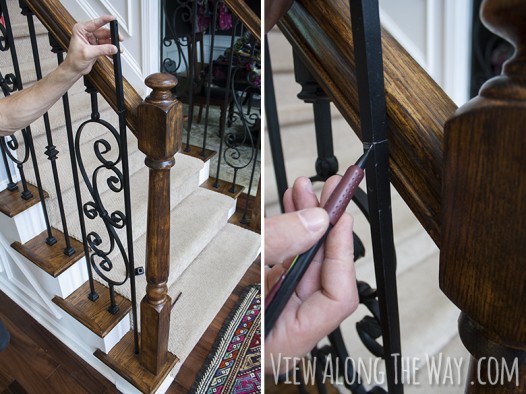 How to install iron balusters - * View Along the Way