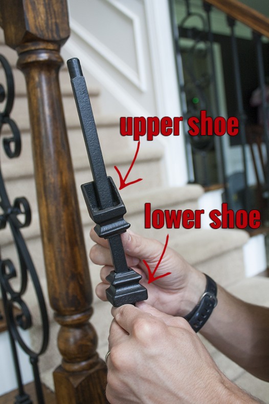 How to install iron balusters - * View Along the Way