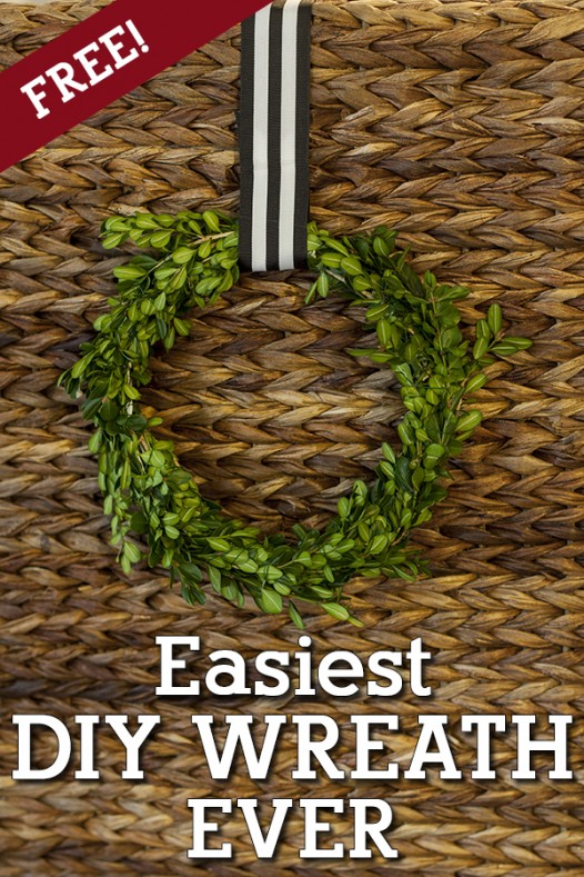 How to make an easy DIY wreath